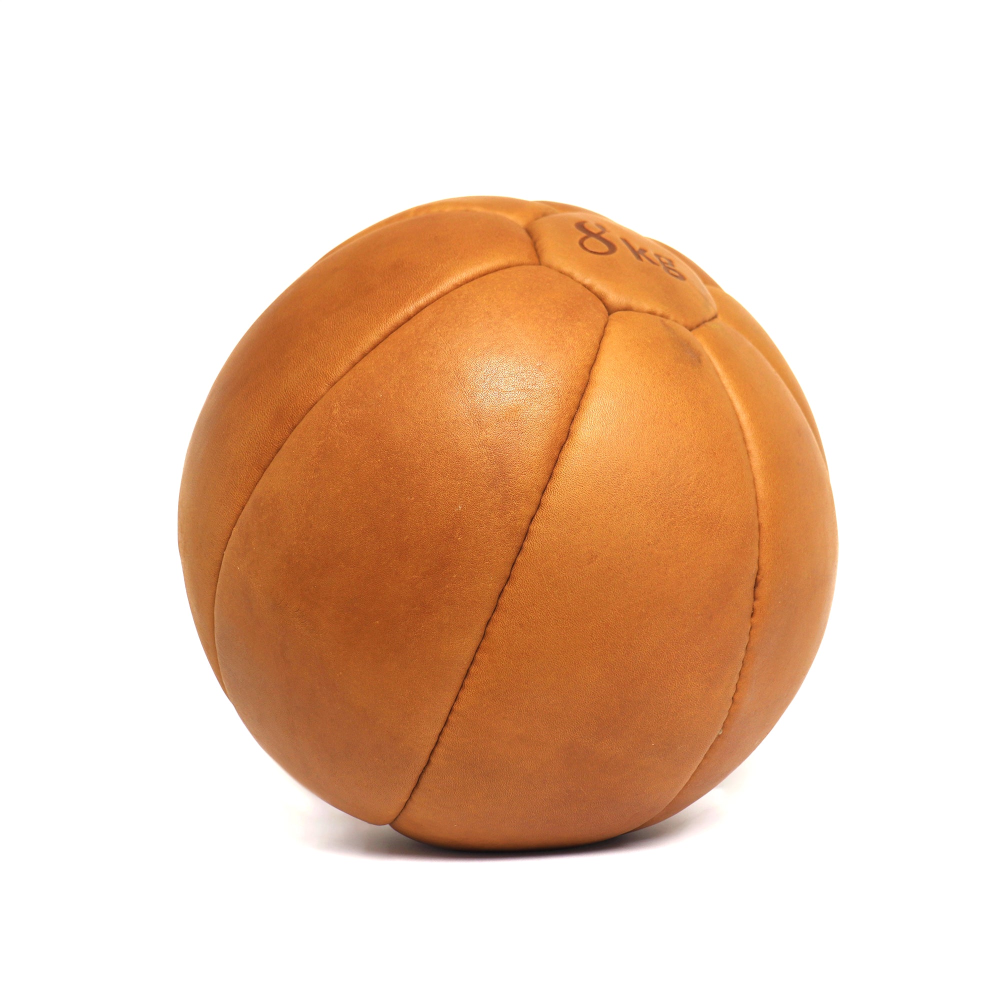Classic Medicine Ball (Tan Leather) | Leather Medicine Ball