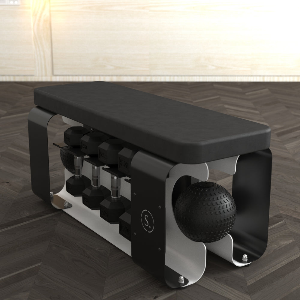 Solo Signature Storage Weights Bench | Luxury Home HIIT Bench