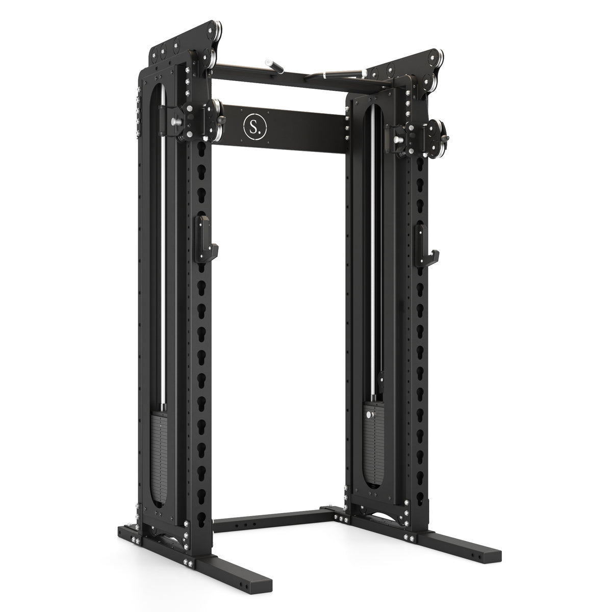 Solo Half Squat Rack with Dual Cable System