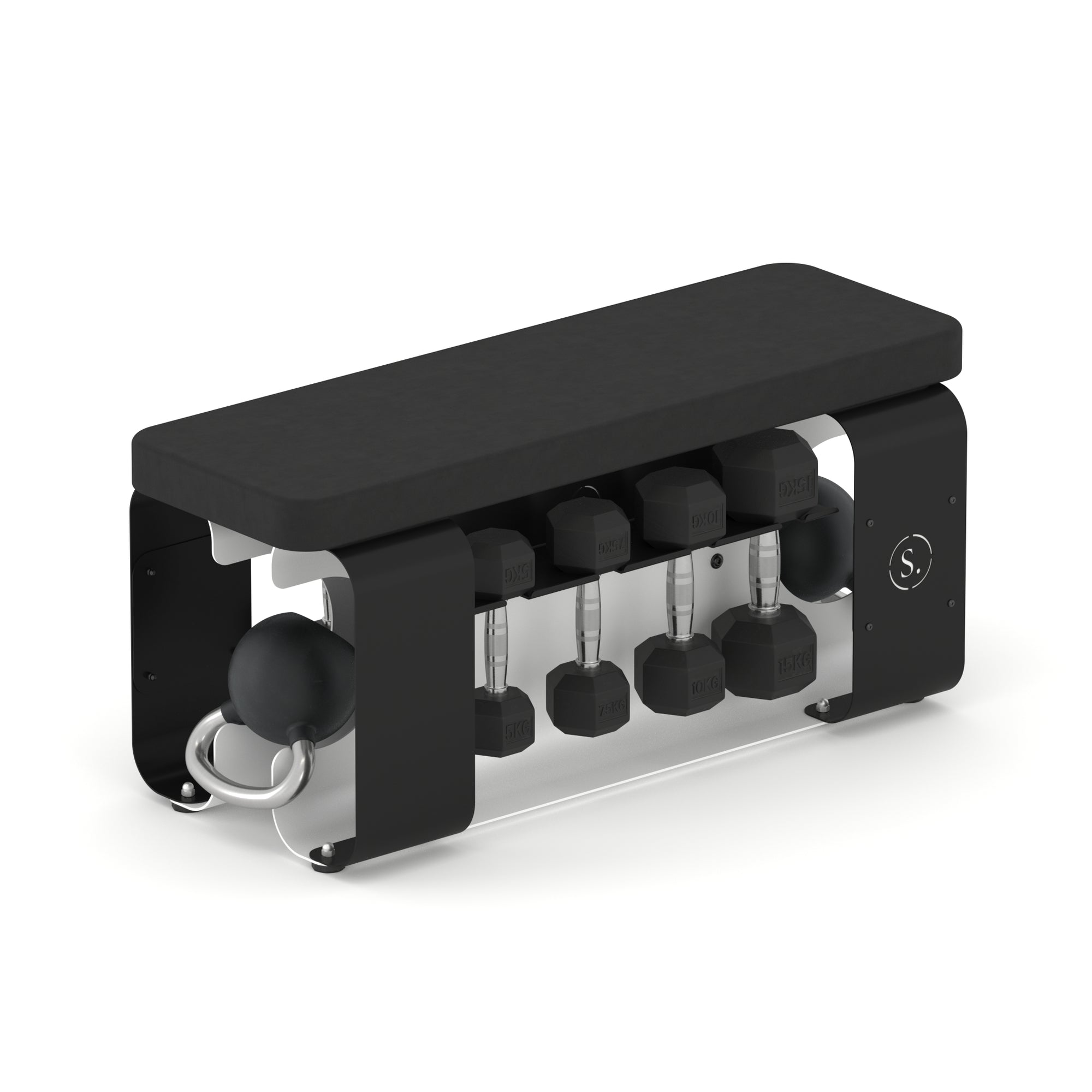 Solo Signature Storage Weights Bench | Luxury Home HIIT Bench
