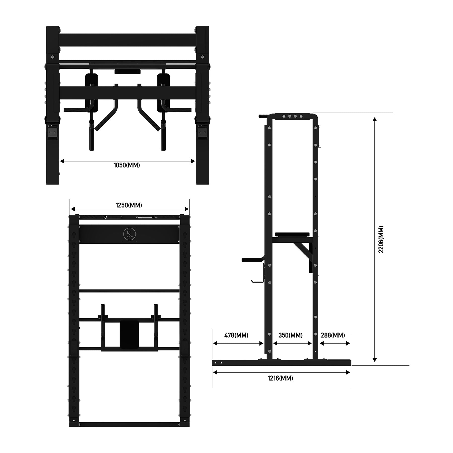 Solo Free Standing Wall Bars with Dip and Leg Raise | Solo Fitness