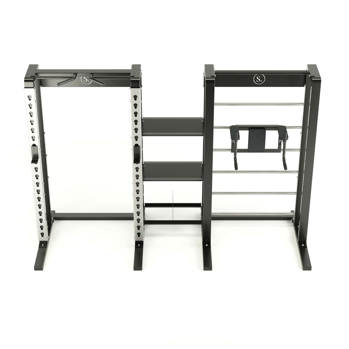 Solo Training System | Squat Rack and Storage with Leg Raise and Dip ...