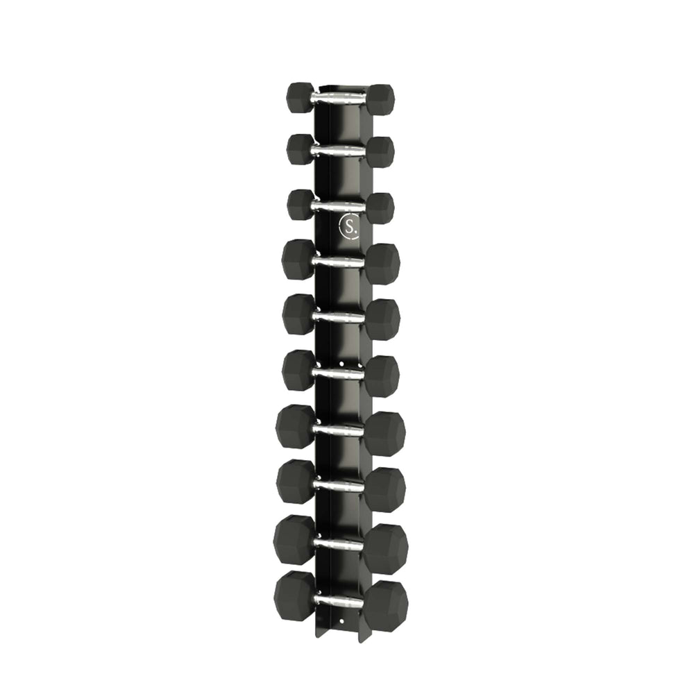Wall Mounted Dumbbell Storage Rack | Vertical Dumbbell Wall Mount