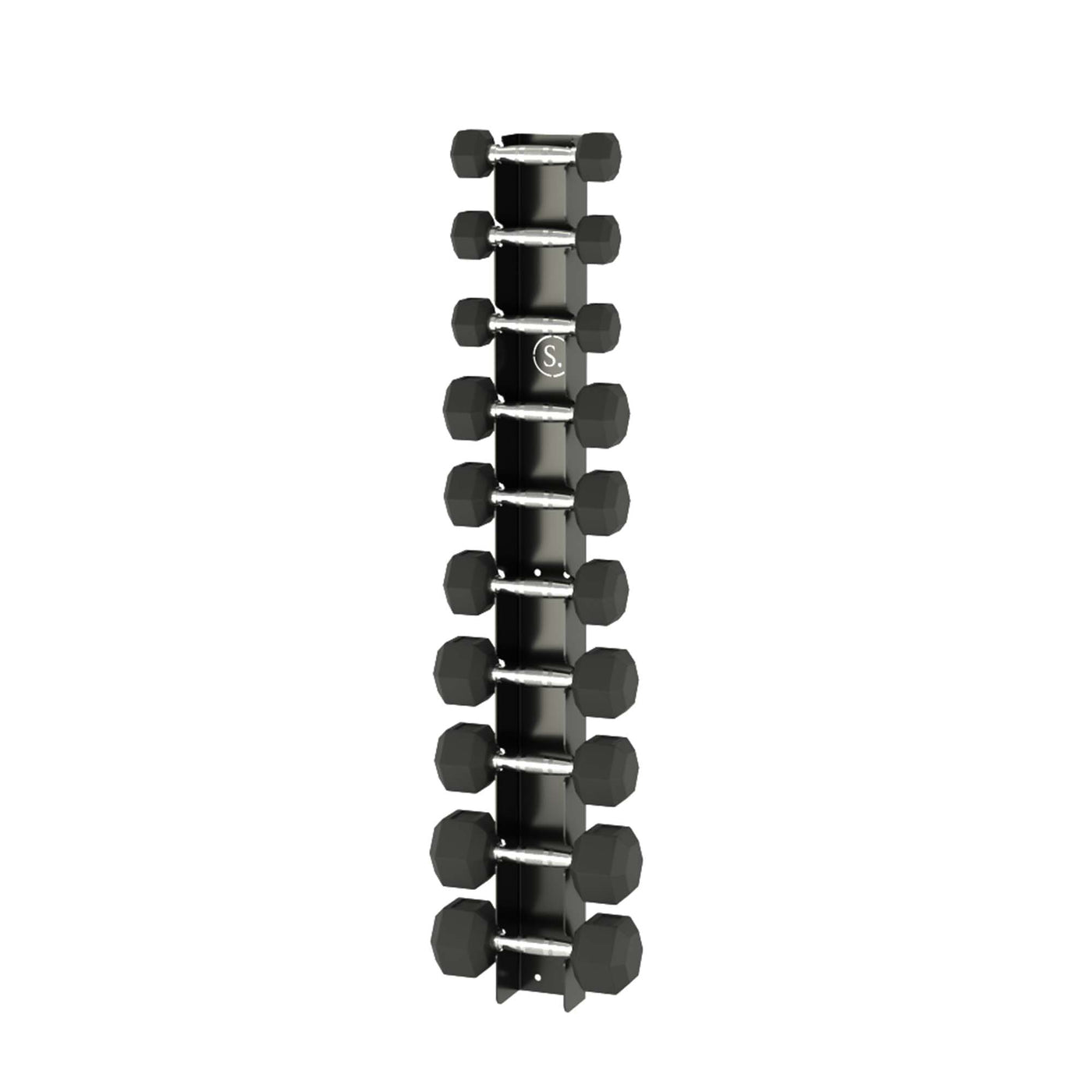 Wall Mounted Dumbbell Storage Rack | Vertical Dumbbell Wall Mount