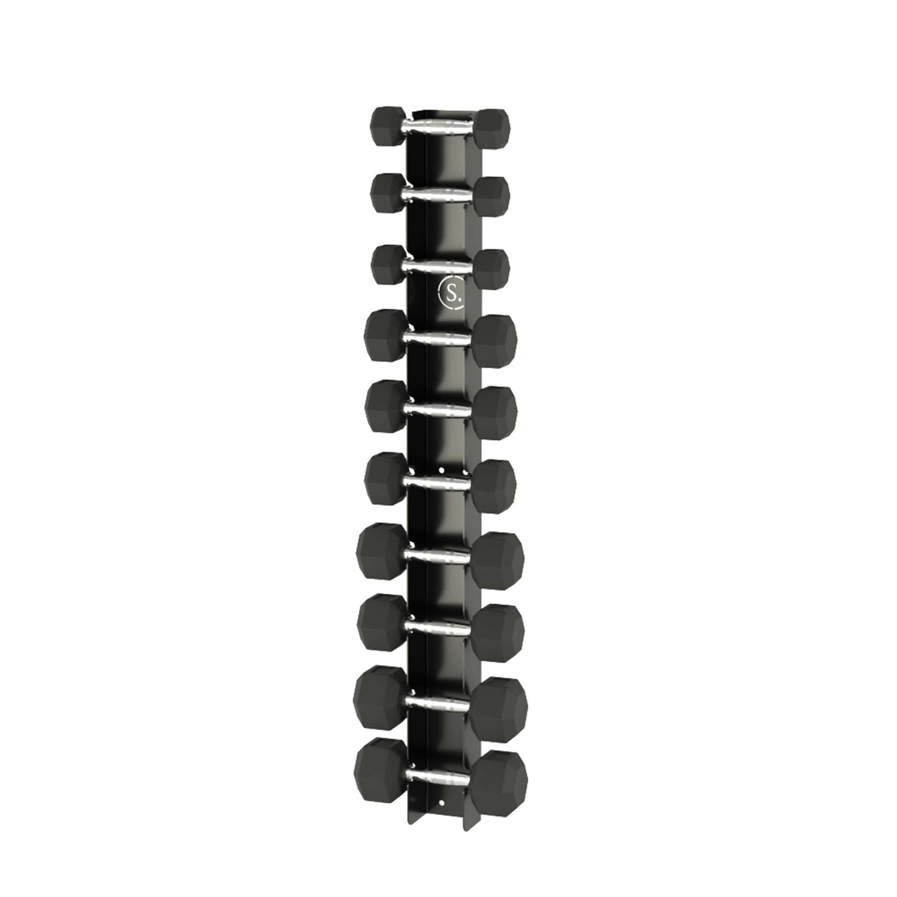 Wall Mounted Dumbbell Storage Rack | Vertical Dumbbell Wall Mount